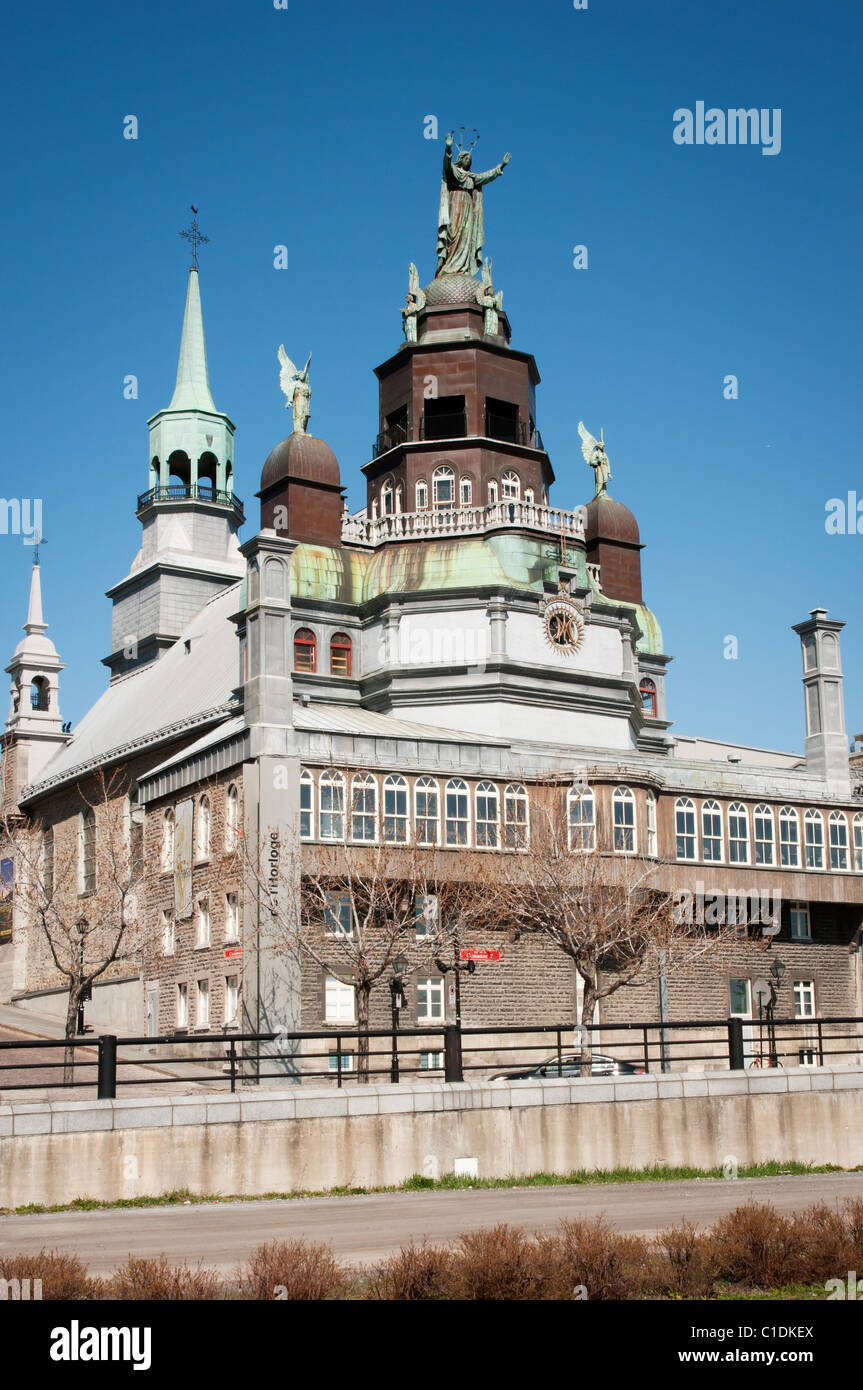 Historical site of Notre-Dame-de-Bon-Secours chapel in Montreal, Qc ...