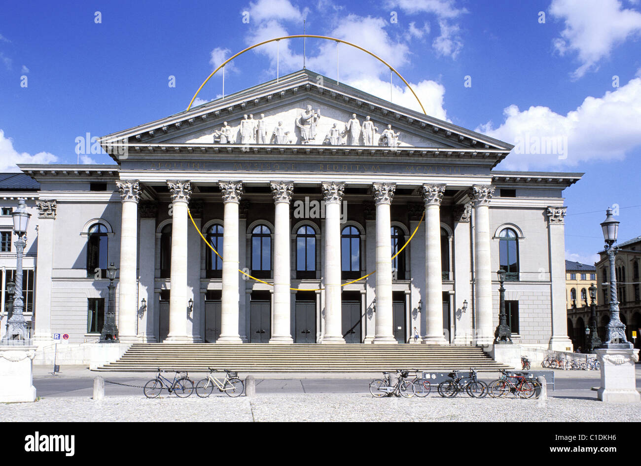 Germany, Area of Bavaria, the National Theater and opera of Munich ...