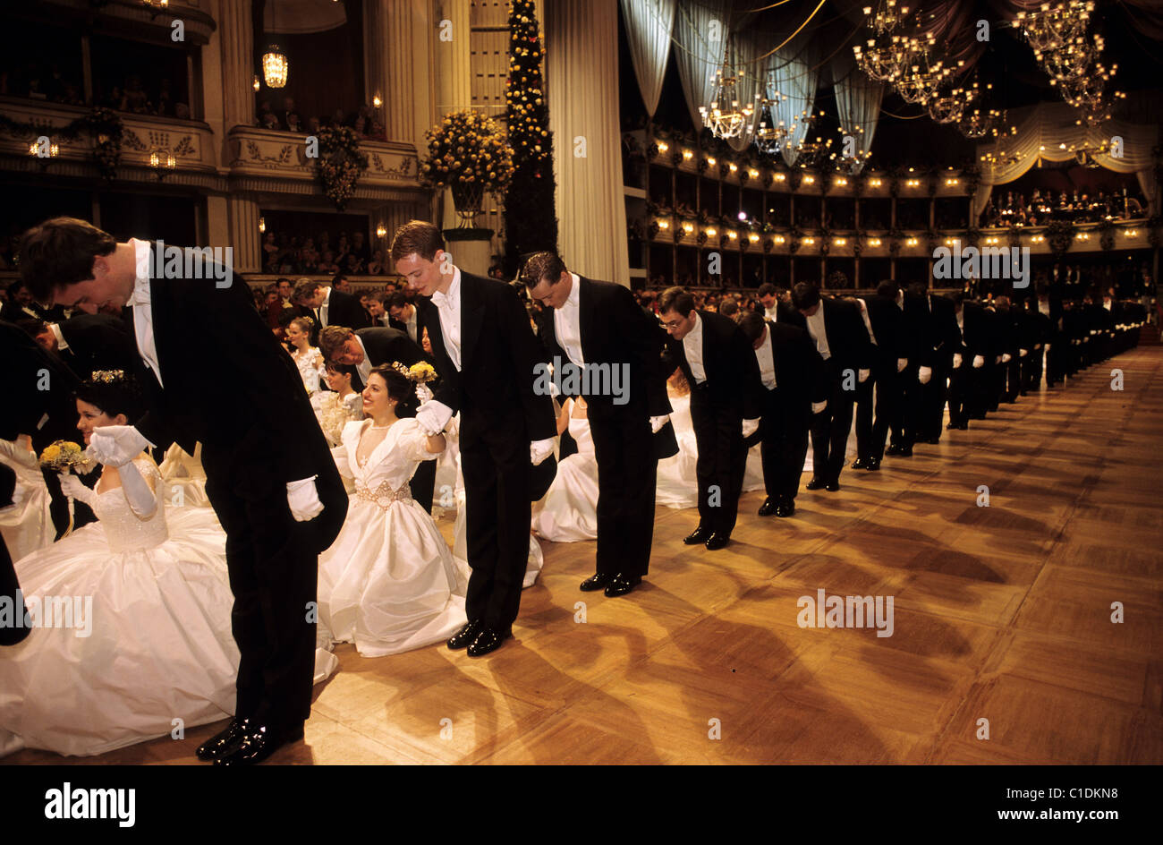 Austria, Vienna, the Opera Ball at the Staatoper Stock Photo - Alamy