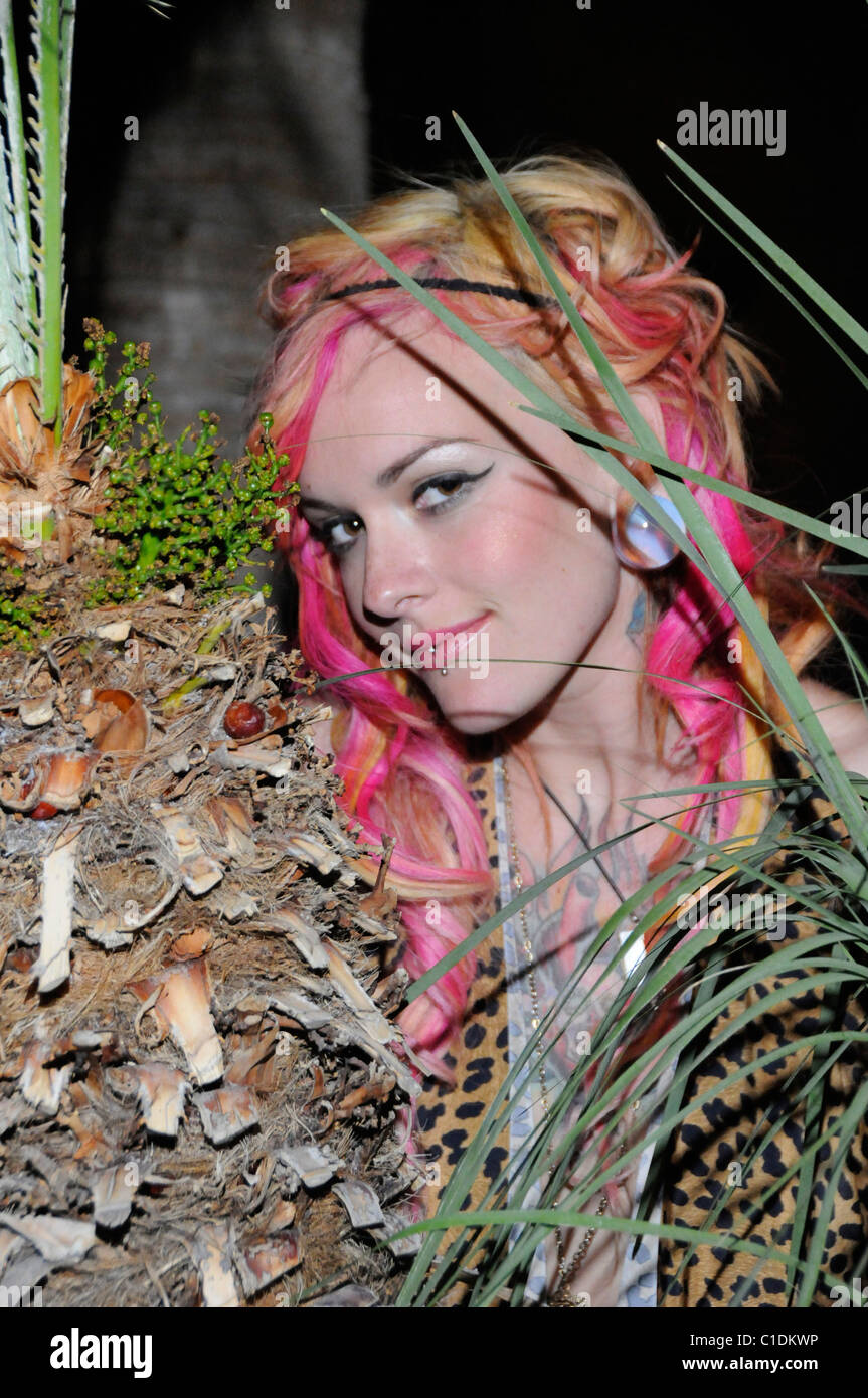 American Idol auditionee Emily Wynne-Hughes poses poolside while on ...
