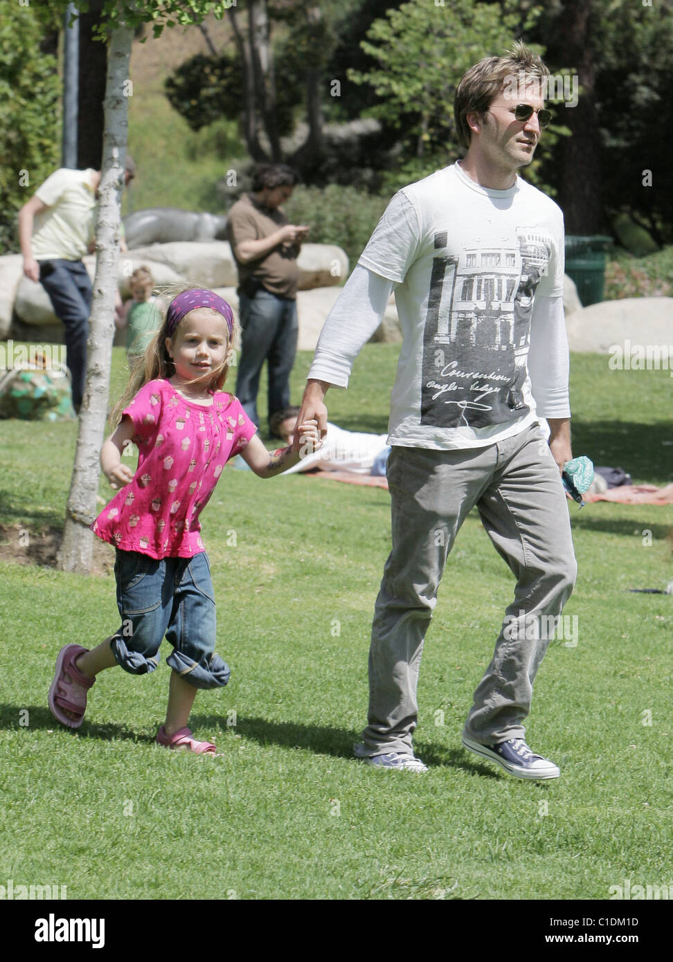 Breckin Mayer and his daughter Caitlin spend a day at Coldwater Canyon ...