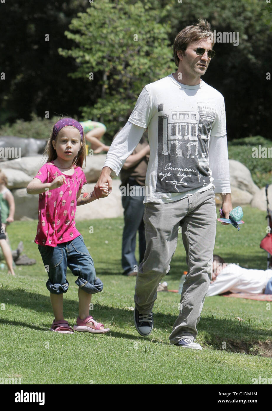 Breckin Mayer and his daughter Caitlin spend a day at Coldwater Canyon ...