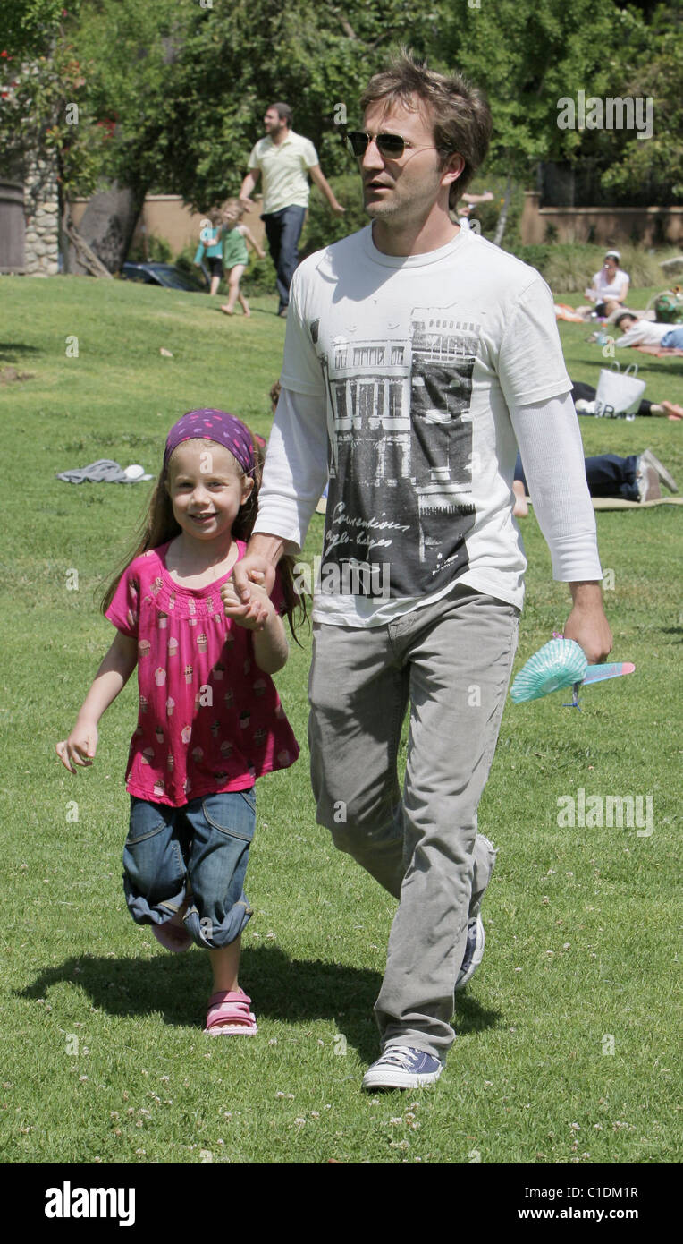 Breckin Mayer and his daughter Caitlin spend a day at Coldwater Canyon ...
