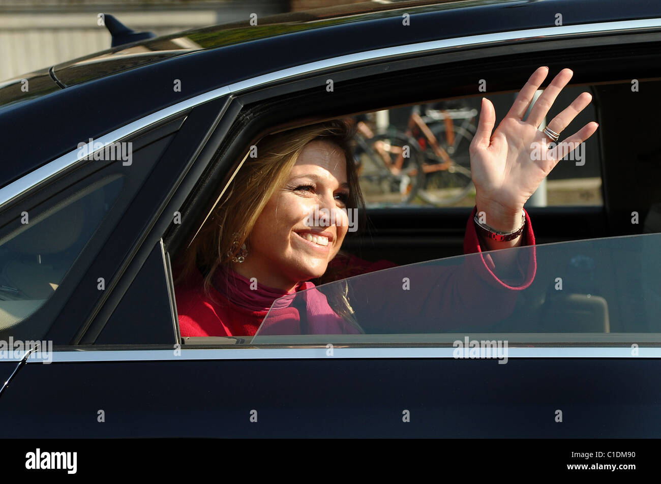 Princess Maxima at the naming of the new VOX Maxima, a tugboat, at the ...