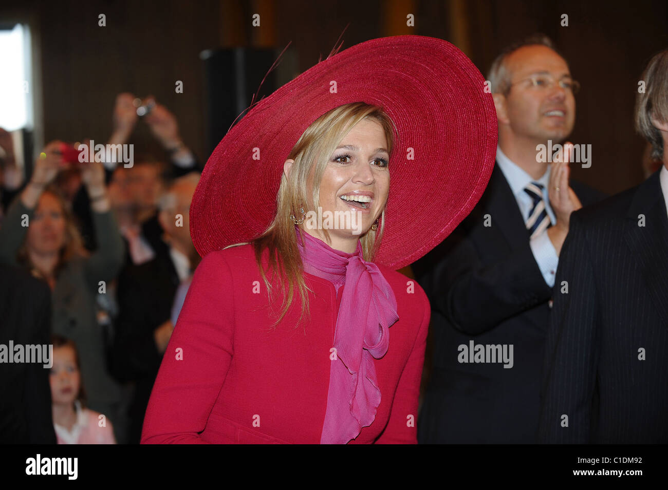 Princess Maxima at the naming of the new VOX Maxima, a tugboat, at the ...