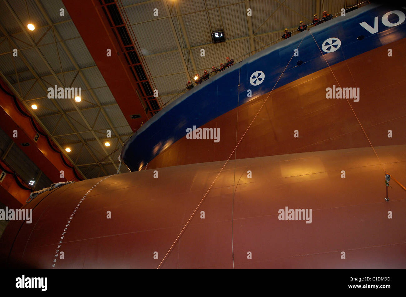 Princess Maxima at the naming of the new VOX Maxima, a tugboat, at the ...