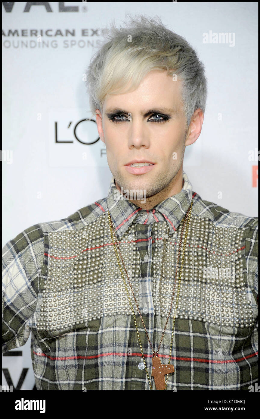 Musician Justin Tranter from the band Semi Precious Weapons, New York ...