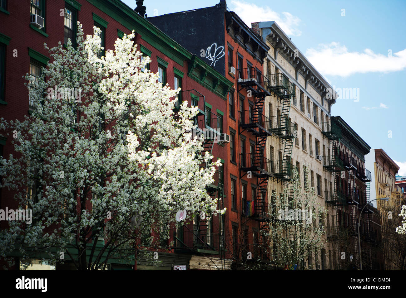 Condo / Apartment building in New York city Stock Photo - Alamy