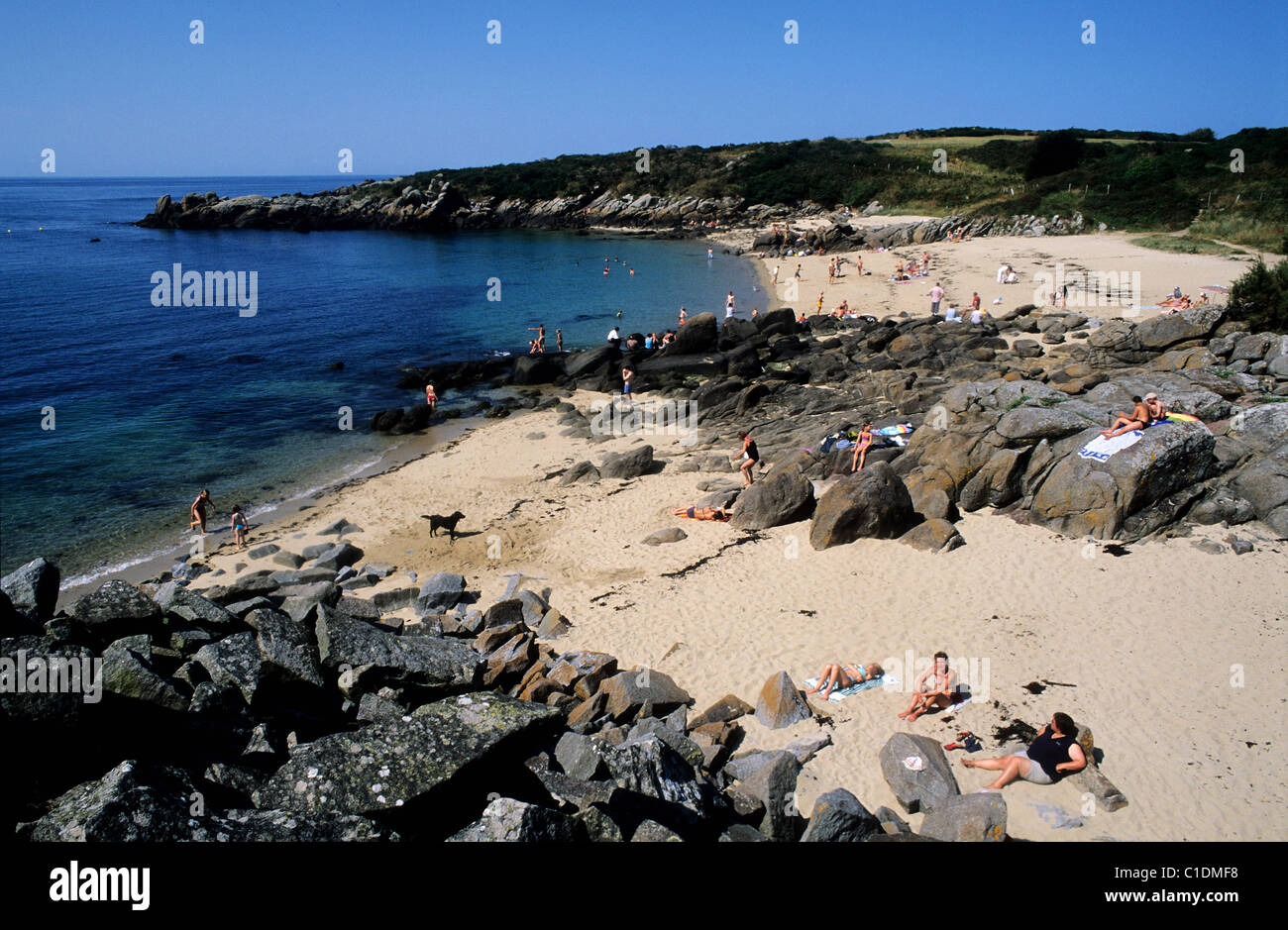 France, Manche, Iles Chausey, beach Stock Photo - Alamy