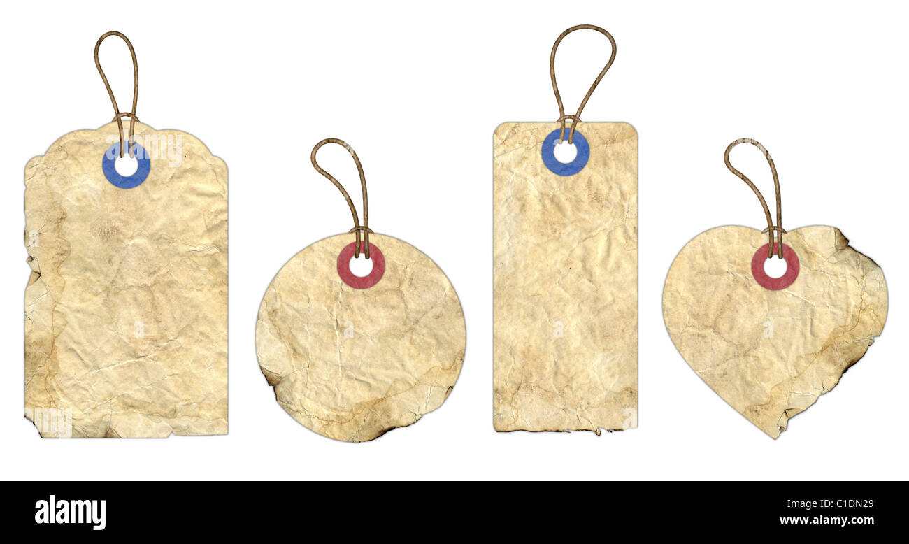 Old Price Tag Collection Stock Photo - Alamy