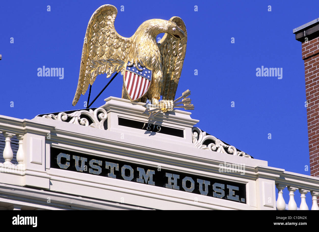 United States, Massachusetts, Salem (north of Boston), Custom House ...