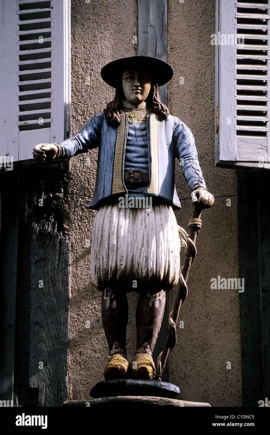 France, Finistere, Quimper, decoration in the street Kereon Stock Photo ...