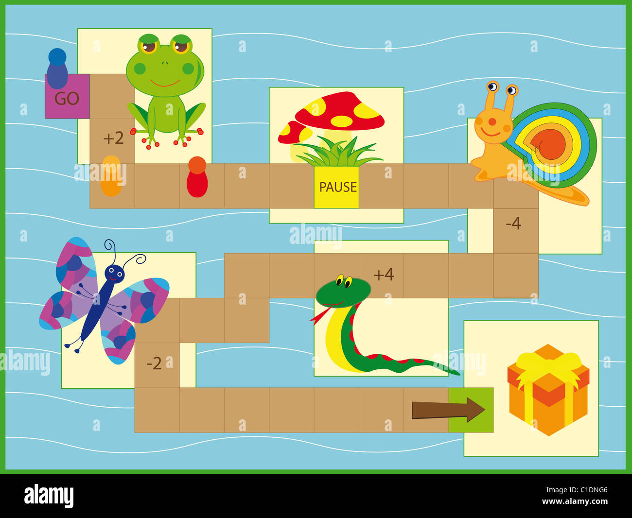 Nice board game for kids Stock Photo - Alamy