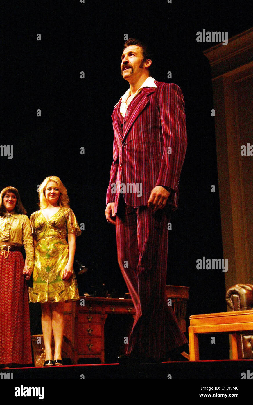 Samantha Soule, Jennifer Mudge and Jonathan Cake Opening Night Curtain ...