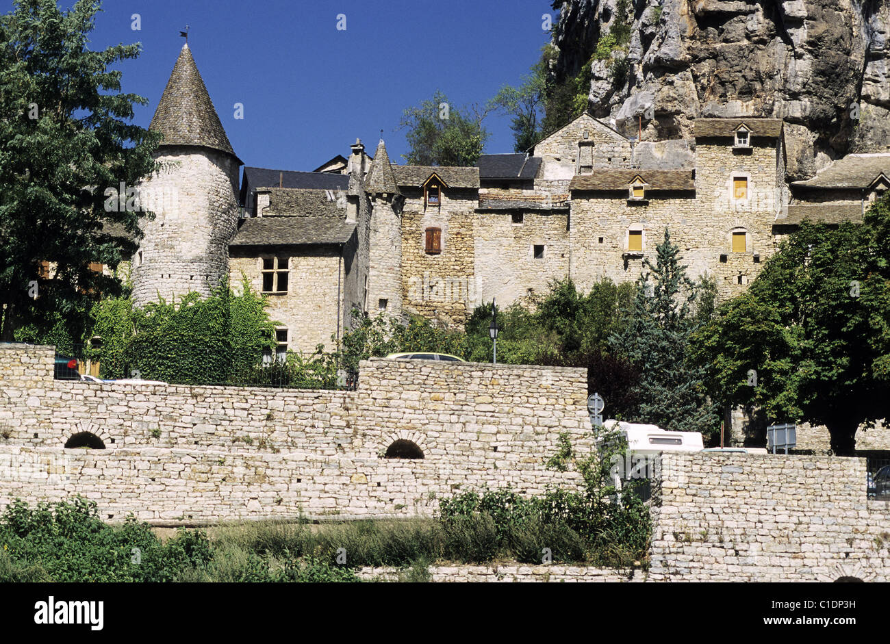 France, Lozere, Gorges du Tarn, La Malene Stock Photo - Alamy