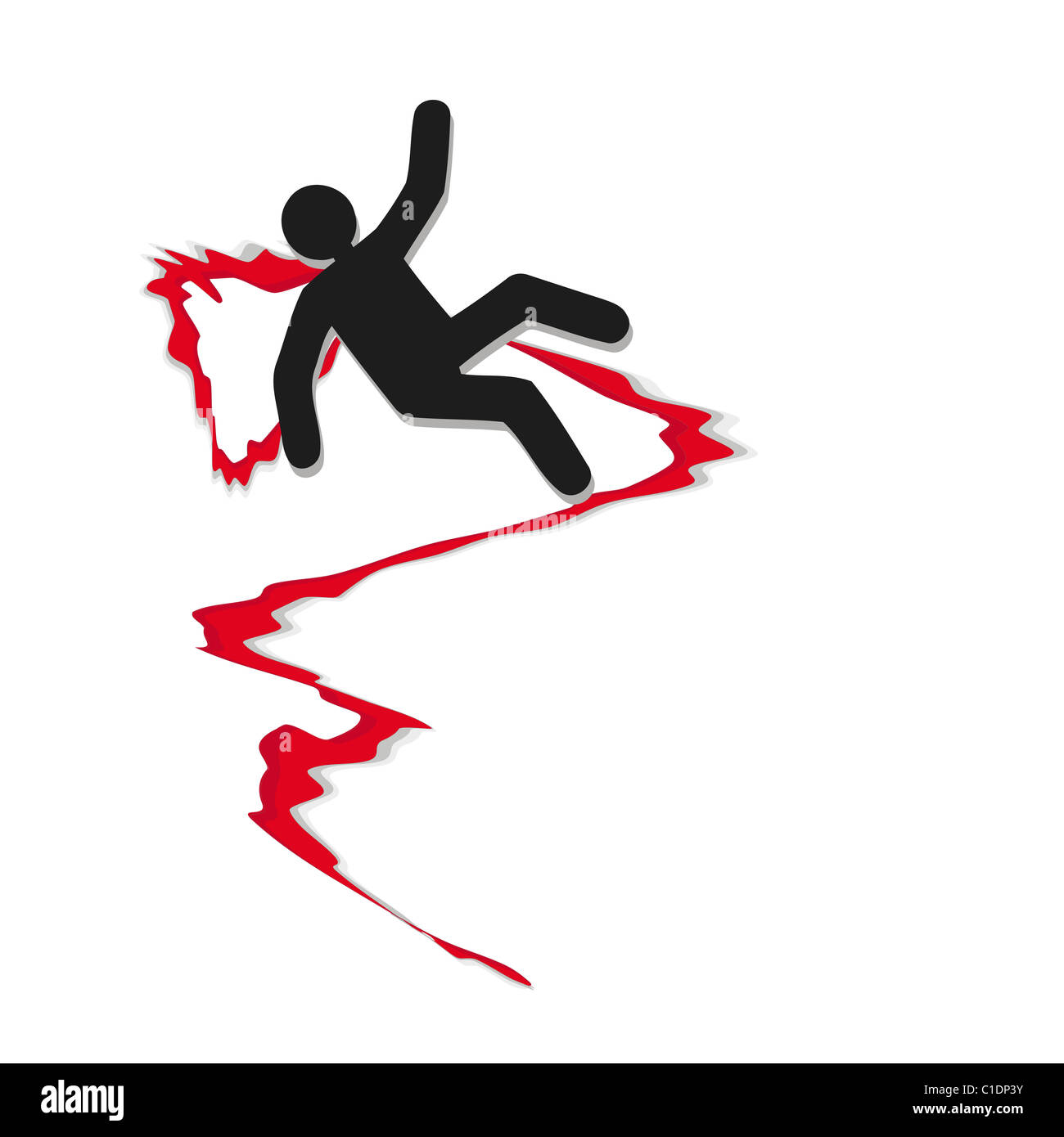 wounded man in car accident Stock Photo - Alamy