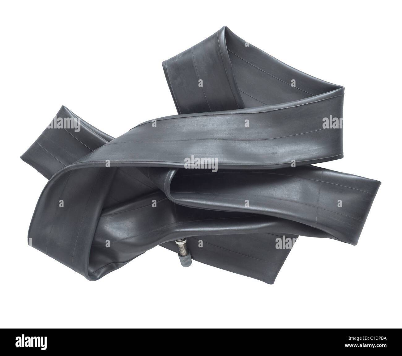 Deflated Rubber Tire Tube for Bicycling Stock Photo - Alamy