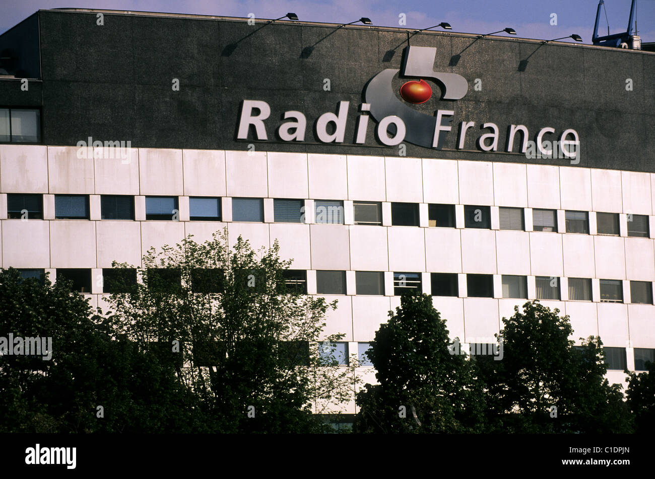 France, Paris, Maison de la Radio (Radio France Stock Photo - Alamy