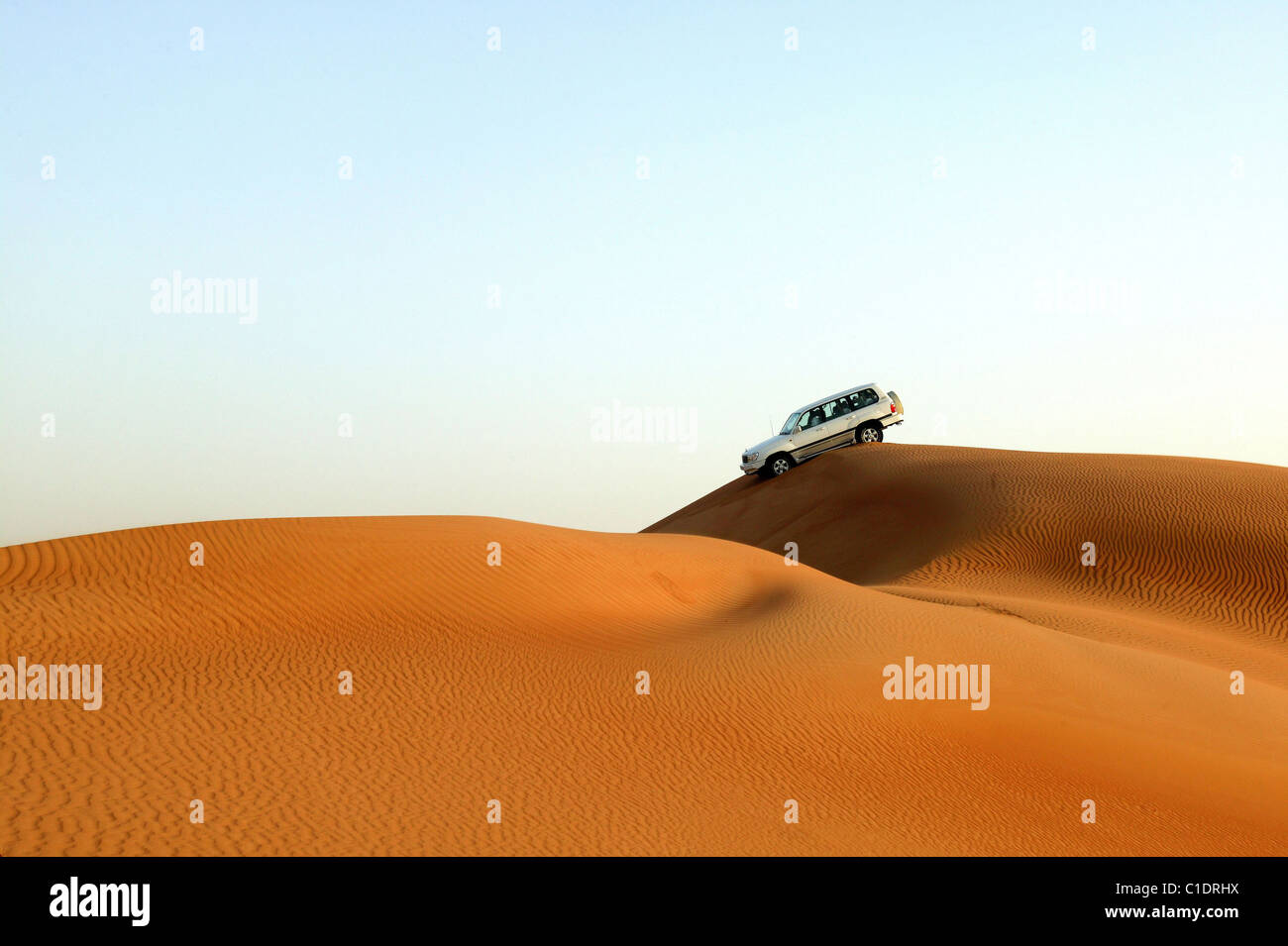 United Arab Emirates, Dubai, four-wheel drive excursion by the dunes in ...