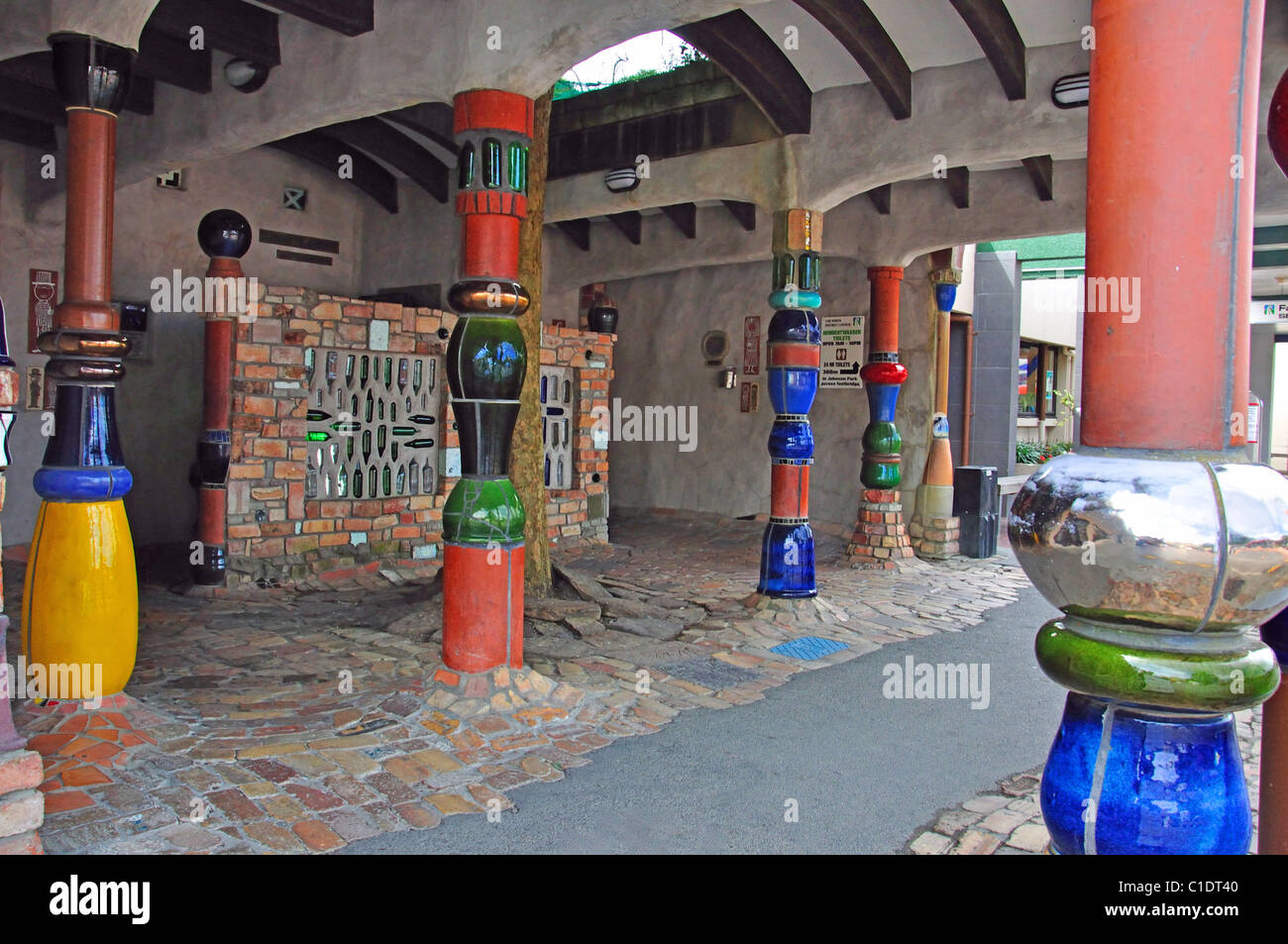 Hundertwasser toilets kawakawa new zealand hi-res stock photography and ...