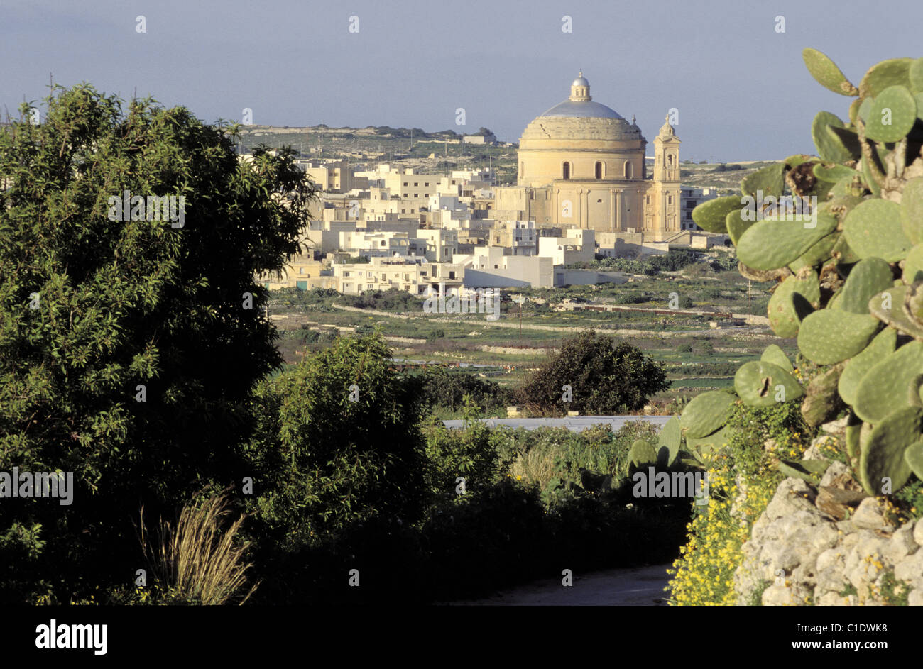 Malta, Mgarr and the maltese country side Stock Photo - Alamy