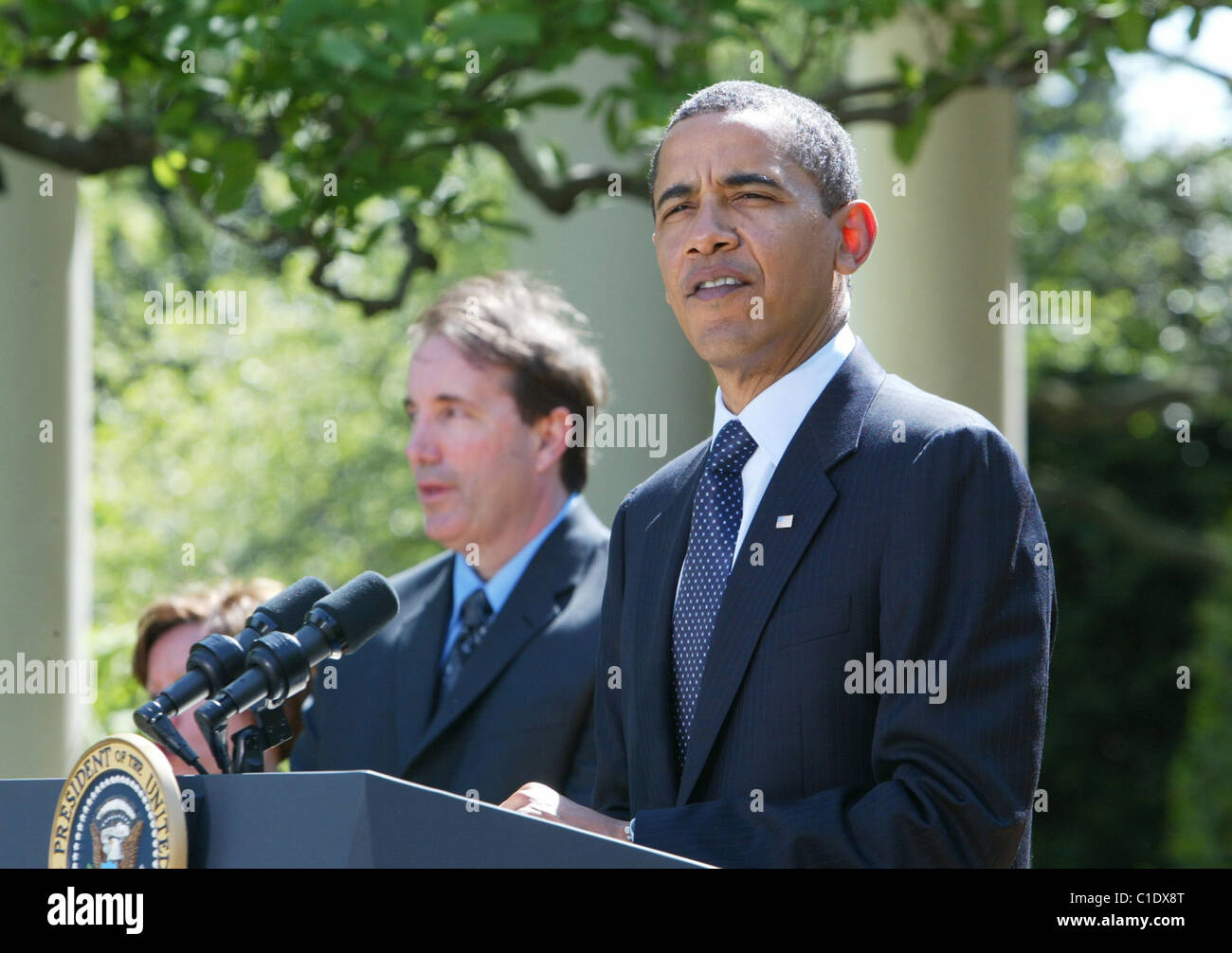 Teacher Anthony Mullen of Greenwich, Connecticut. receives the award ...