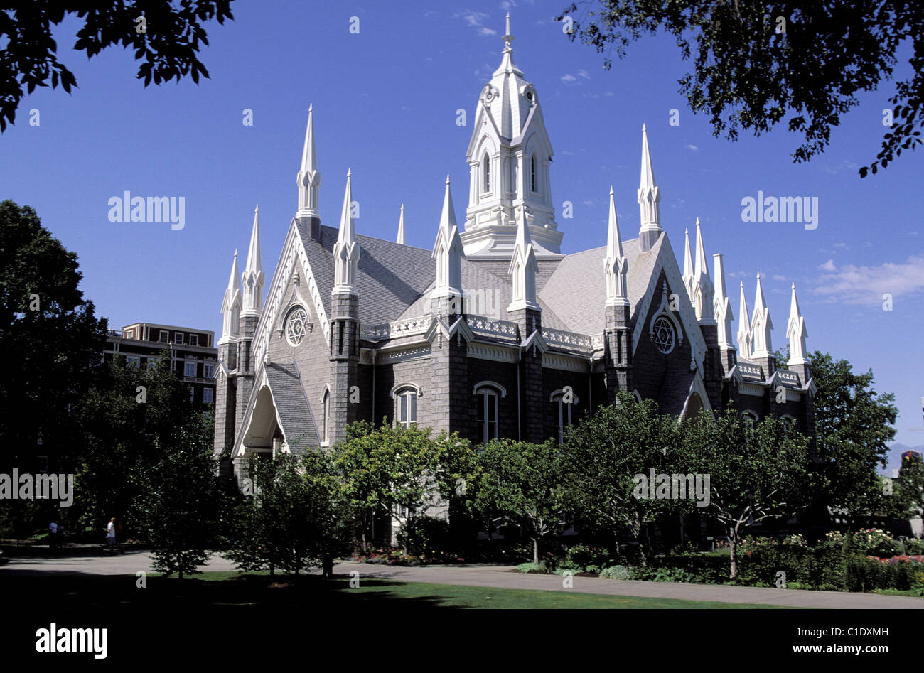 United States, Utah, Salt Lake City, The Mormon Temple Square, Assembly ...