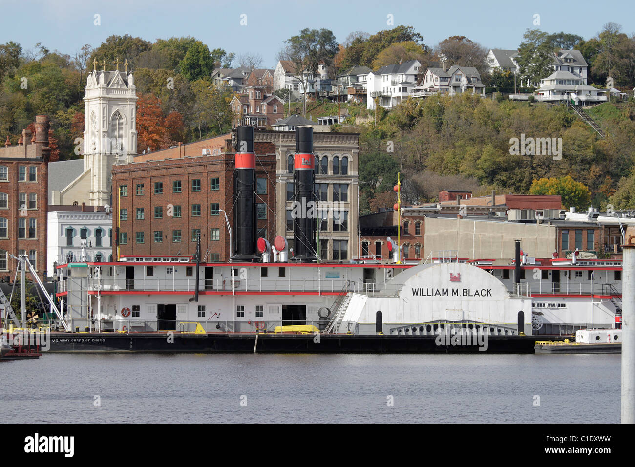 Sidewheeler Florence Ct River Sloop Island Canal Boat Study: Lake