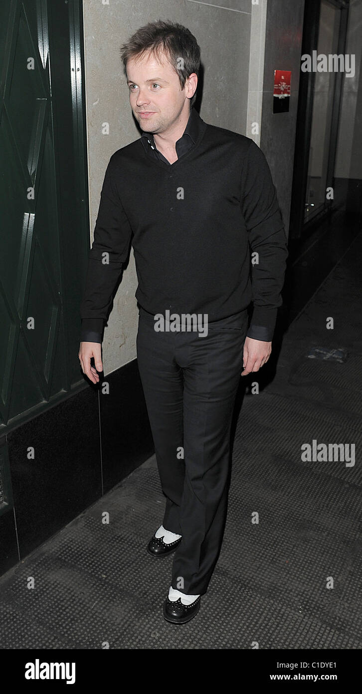 Declan Donnelly leaving the Ivy Club London, England - 29.04.09 Will ...