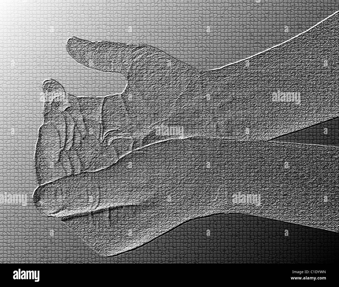 Begging hand illustration hi-res stock photography and images - Alamy