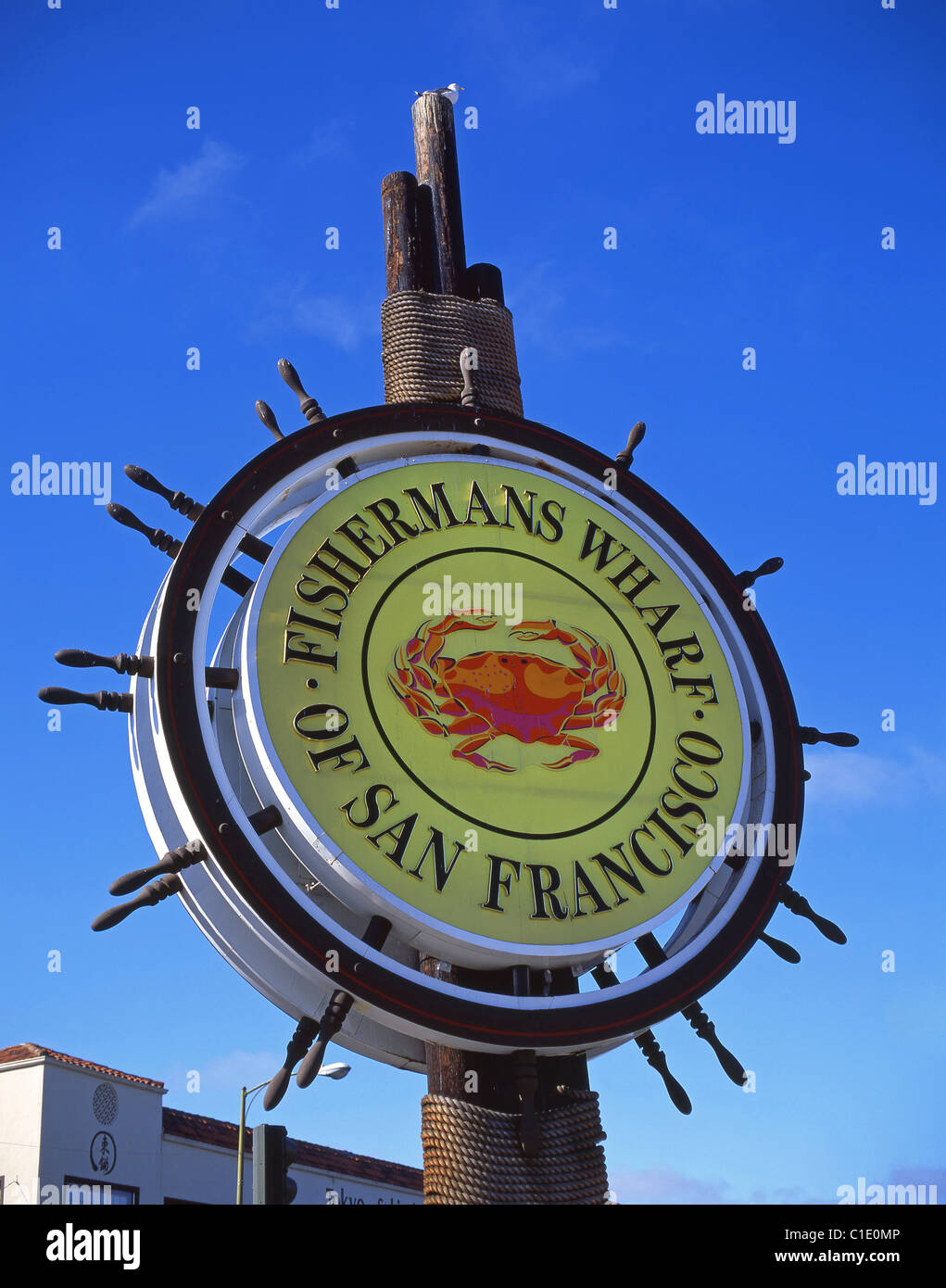 Fisherman's Wharf entrance sign, Fisherman's Wharf, San Francisco ...