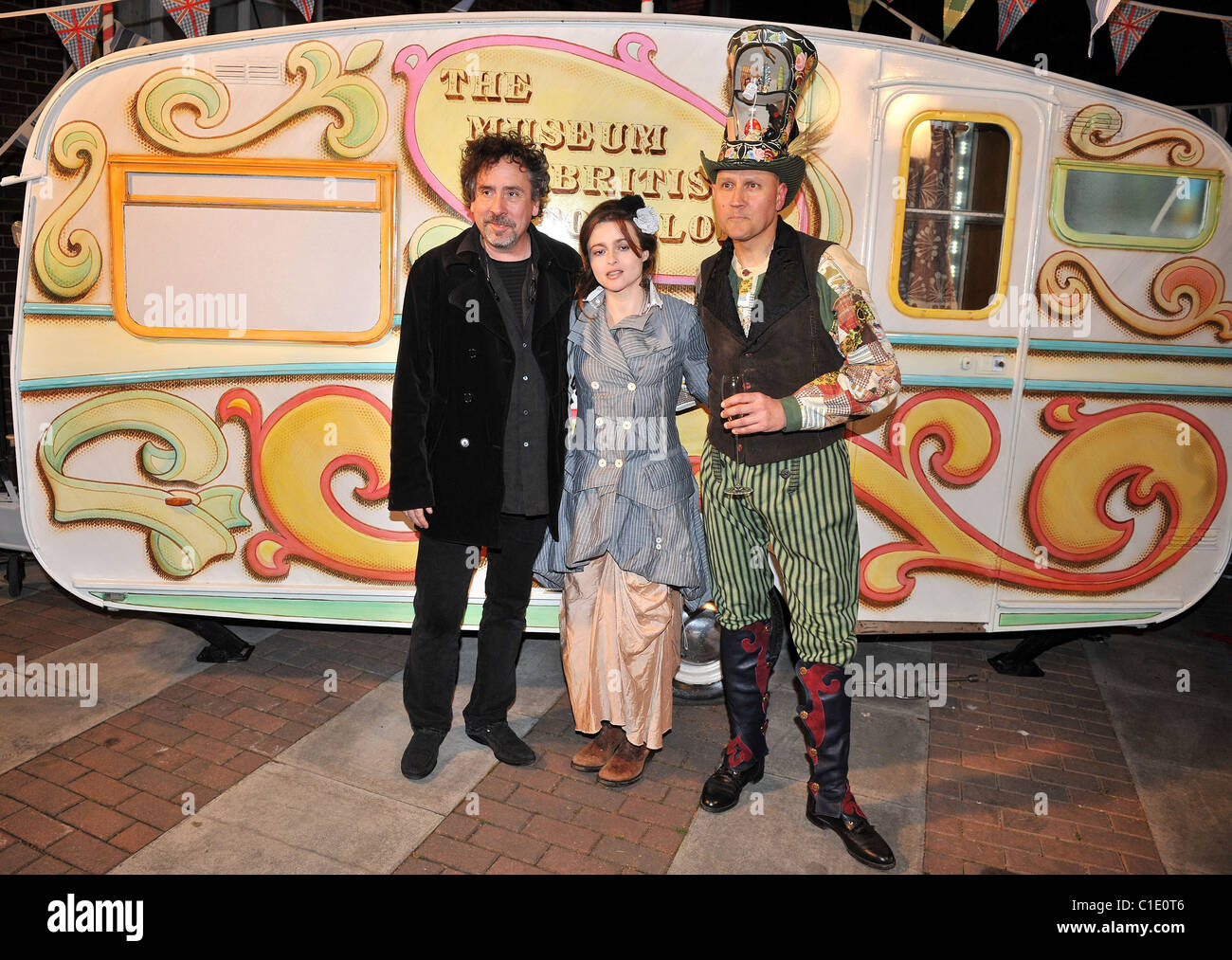 Helena Bonham Carter, Tim Burton and Simon Costin Folklore Fete - The ...