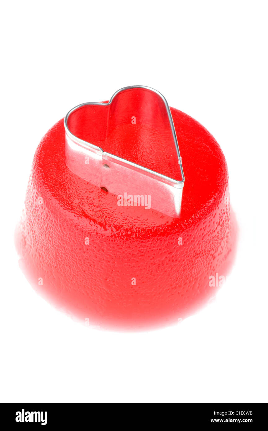 object on white - food jelly close up Stock Photo - Alamy