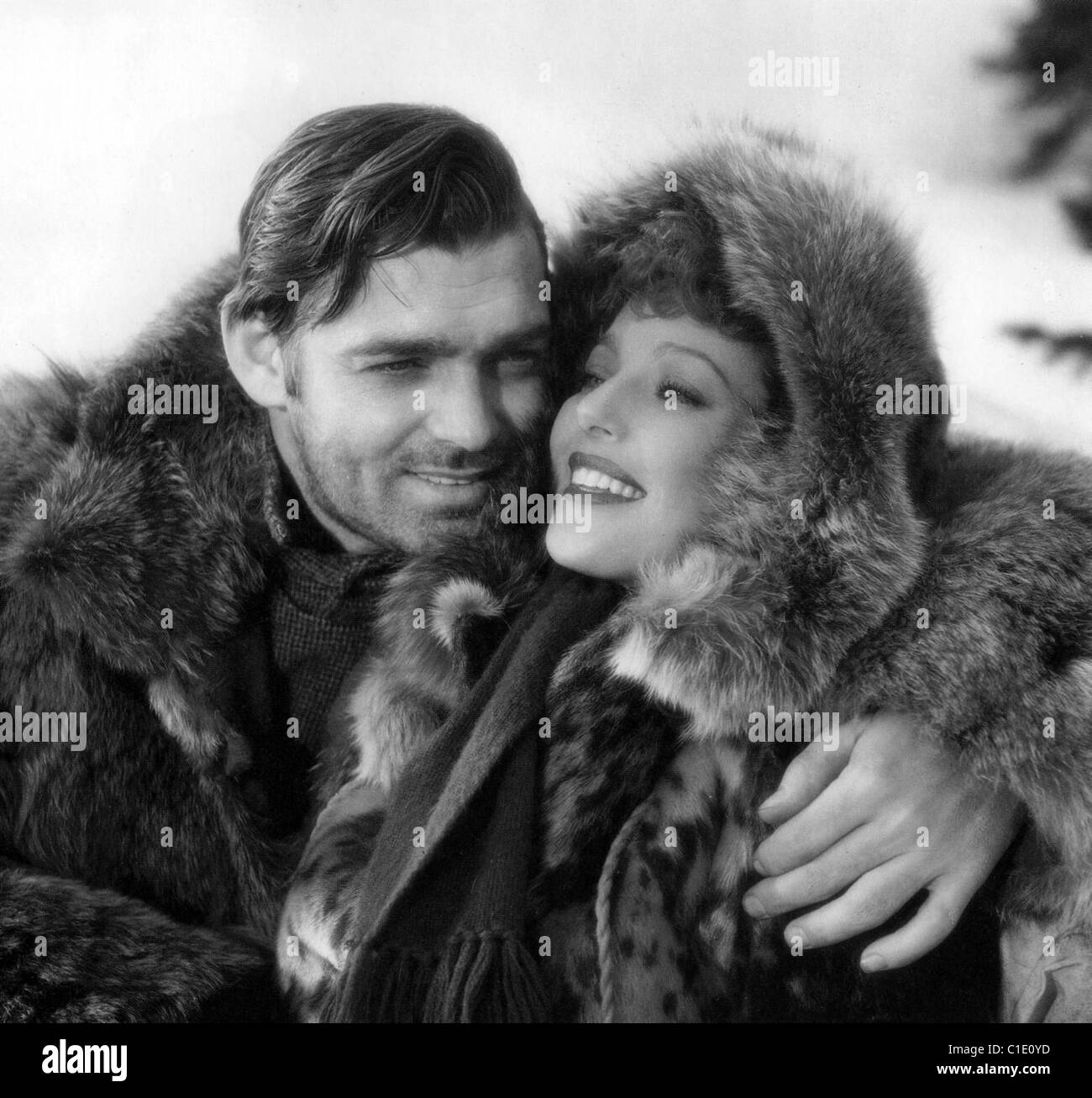 Clark gable loretta young Black and White Stock Photos & Images - Alamy