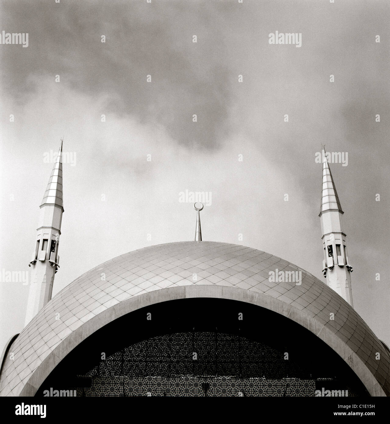 Modern architecture of Sakirin Mosque in Uskudar in Istanbul in Turkey ...