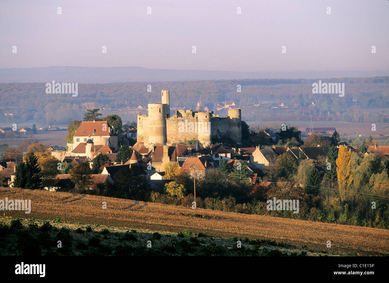 France, Allier, Bourbonnais, castle of Billy Stock Photo - Alamy