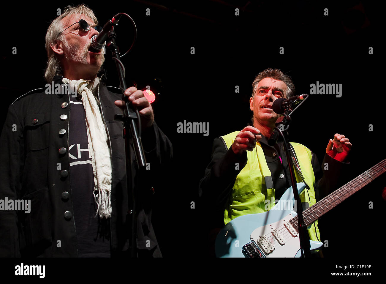 Chaz Jankel and Derek The Draw of The Blockheads performing in concert ...