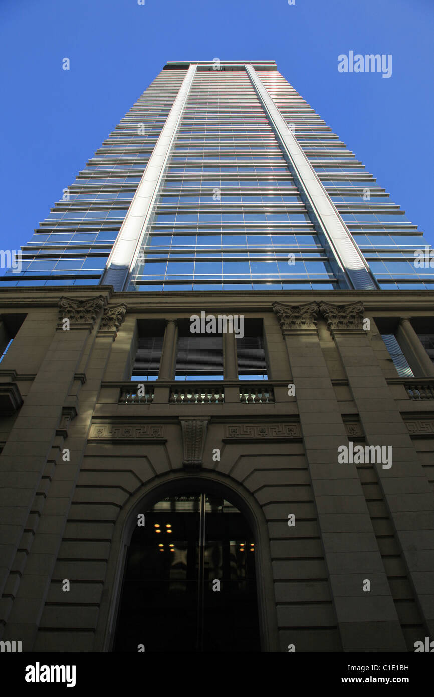 High-rise building in Buenos Aires, Argentina, with modern glass and ...