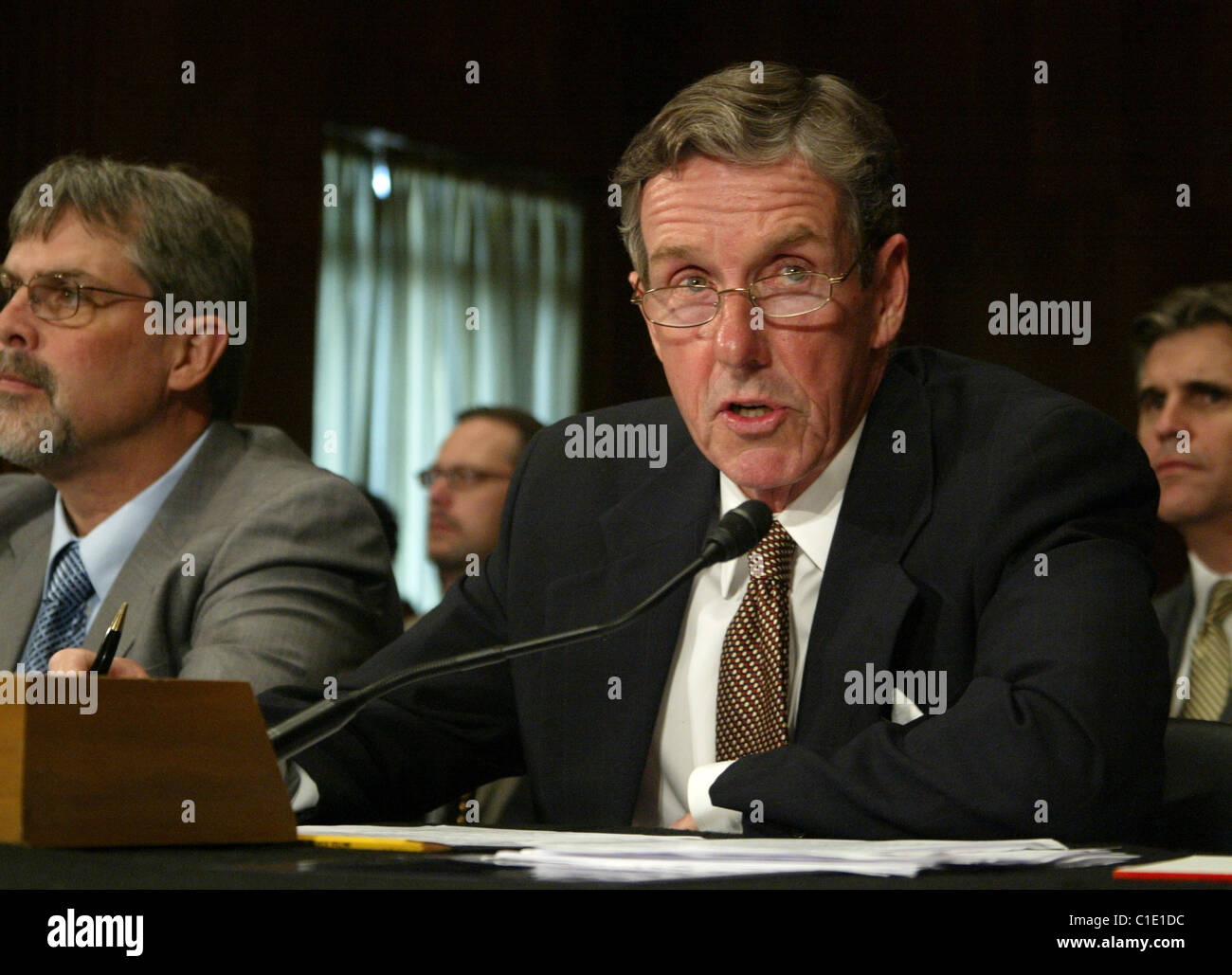 John Clancy, chairman of Maersk, Inc. participates in a Senate Foreign ...
