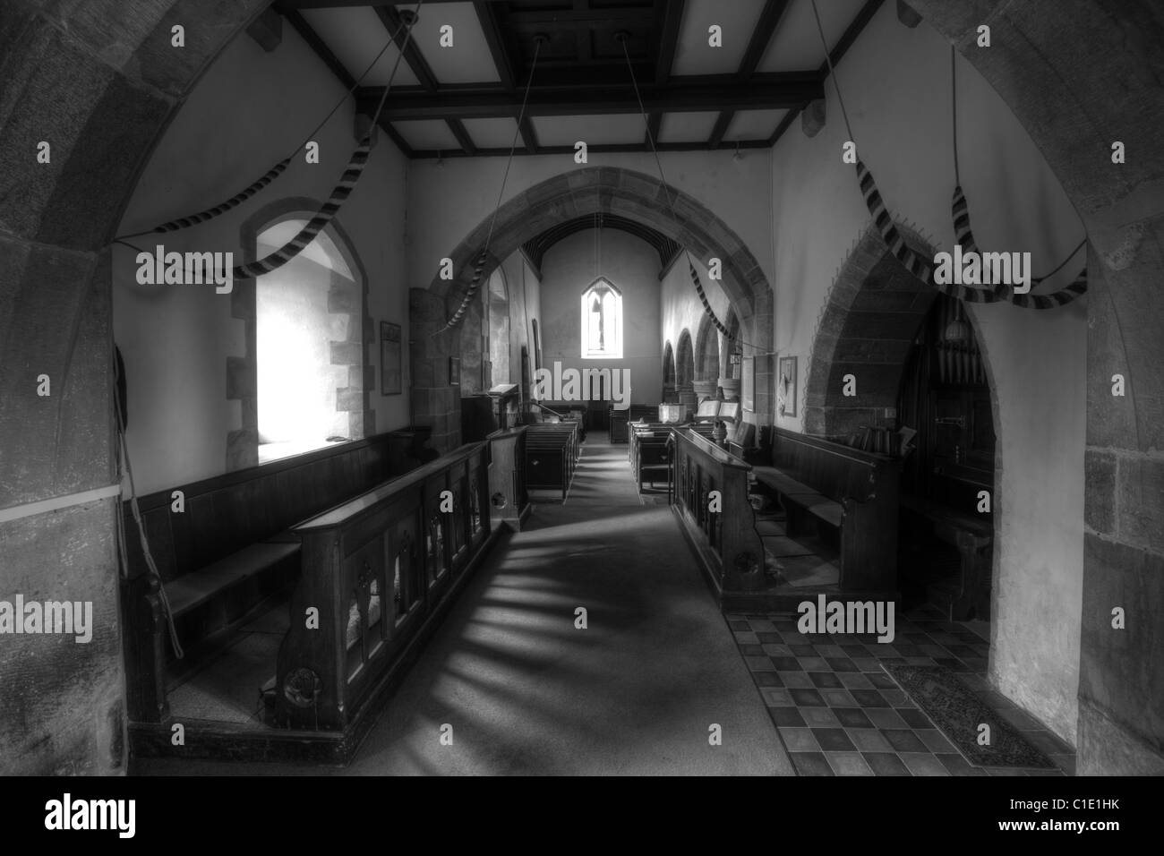 St Mary Magdalene church, Hewelsfield, Forest of Dean Stock Photo - Alamy