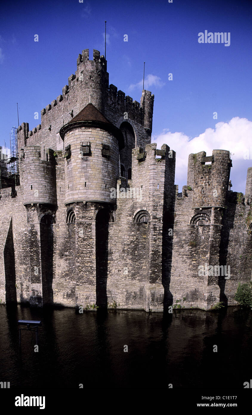 Gravensteen medieval castle hi-res stock photography and images - Alamy