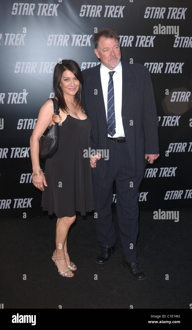 Marina Sirtis and Jonathan Frakes Los Angeles Premiere of "Star Trek ...