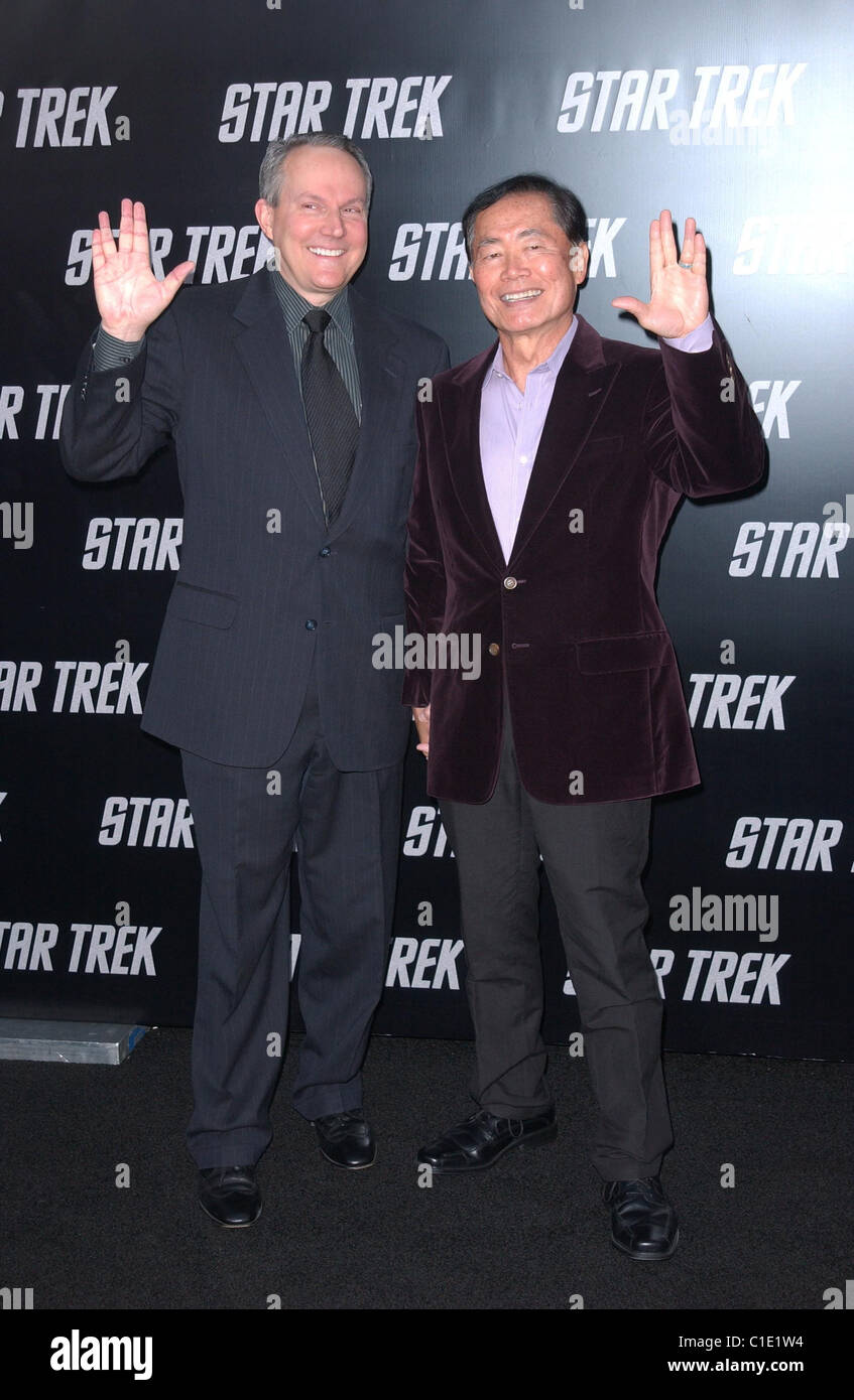 Brad Altman and George Takei Los Angeles Premiere of "Star Trek ...