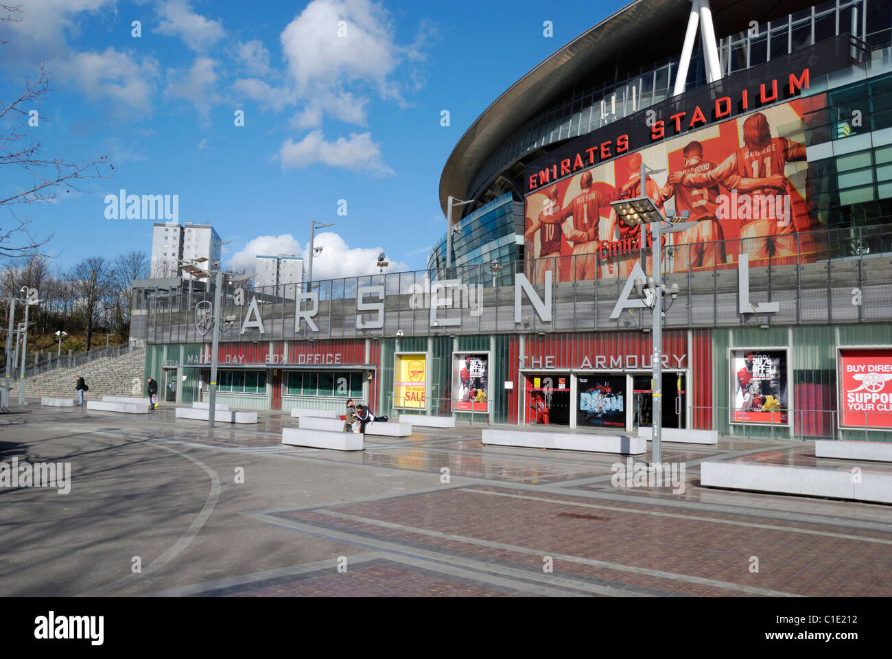 Arsenal Emirates Stadium, Highbury and Islington, London, England Stock ...