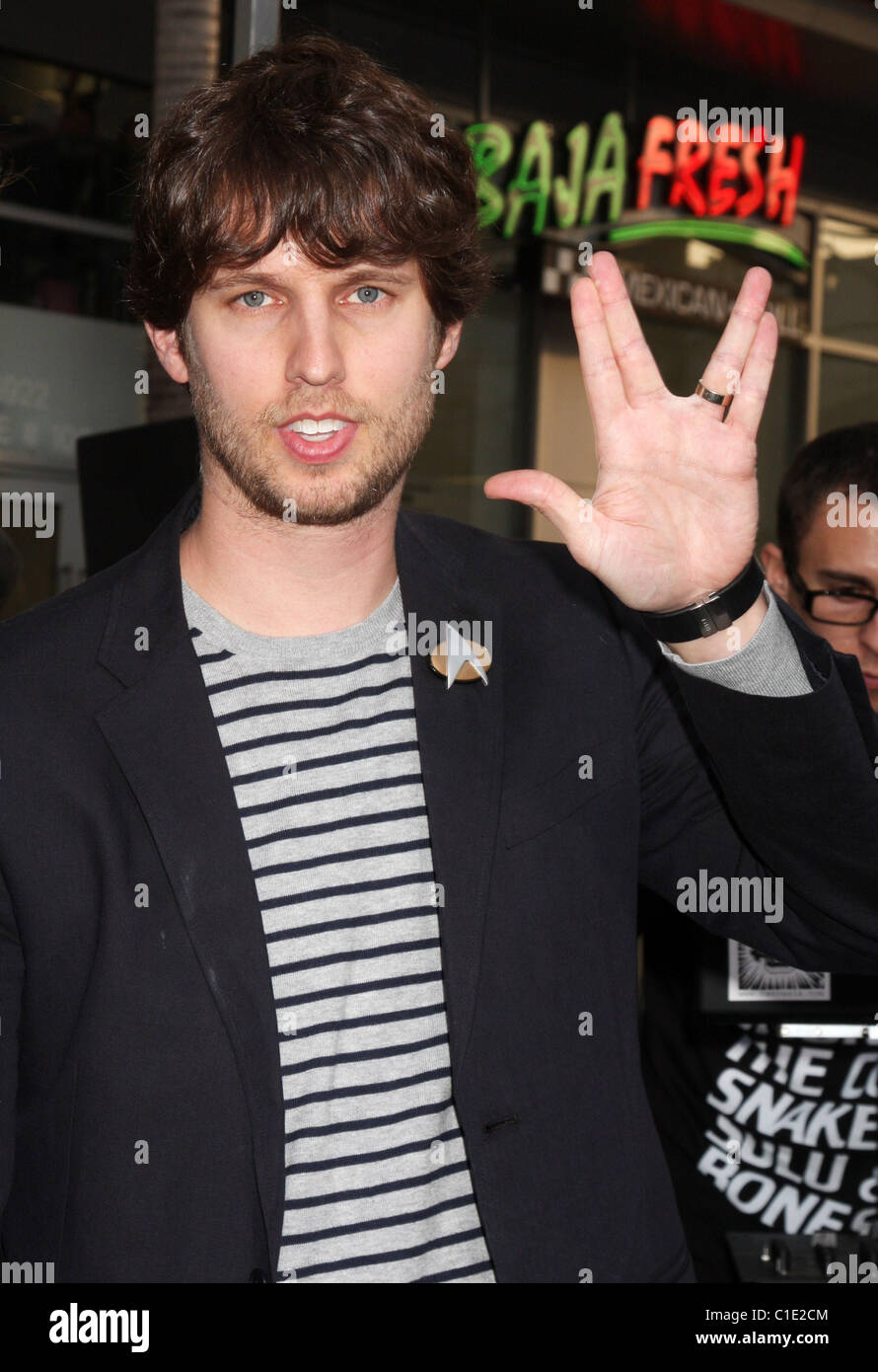 Jon Heder Los Angeles Premiere of "Star Trek" - Arrivals at Grauman's ...