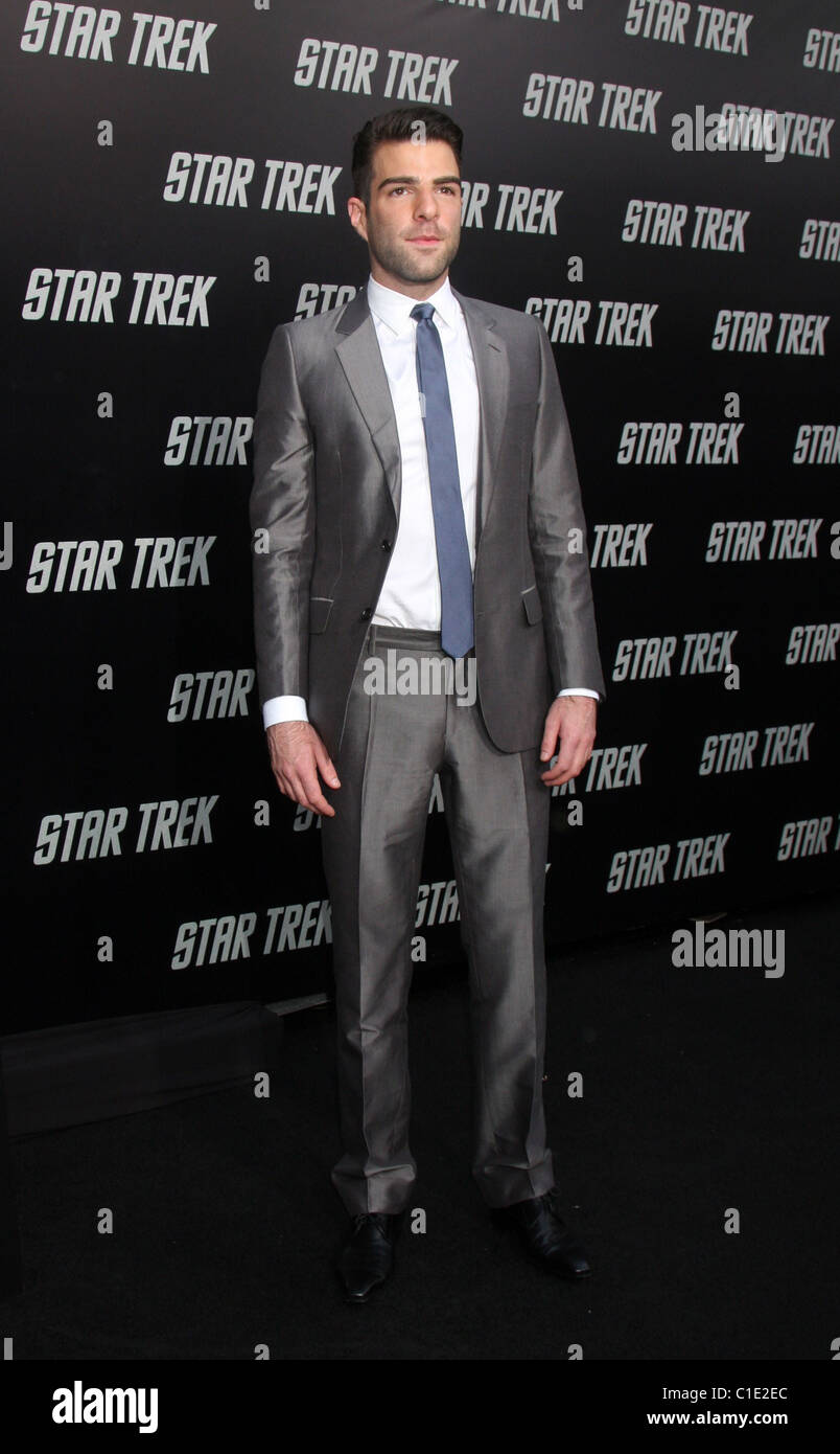 Zachary Quinto Los Angeles Premiere of "Star Trek" - Arrivals at ...