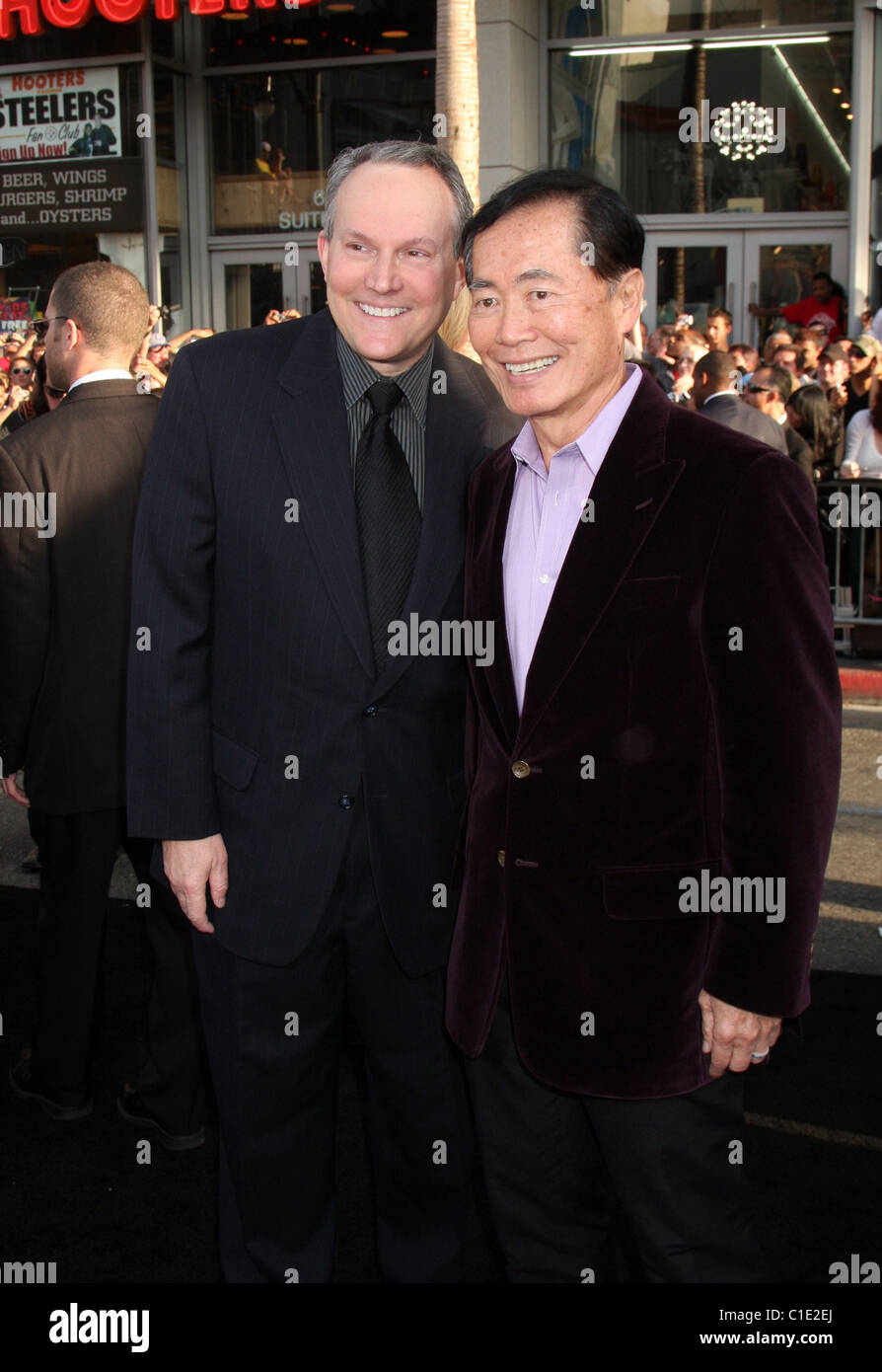 Brad Altman & George Takei Los Angeles Premiere of "Star Trek ...