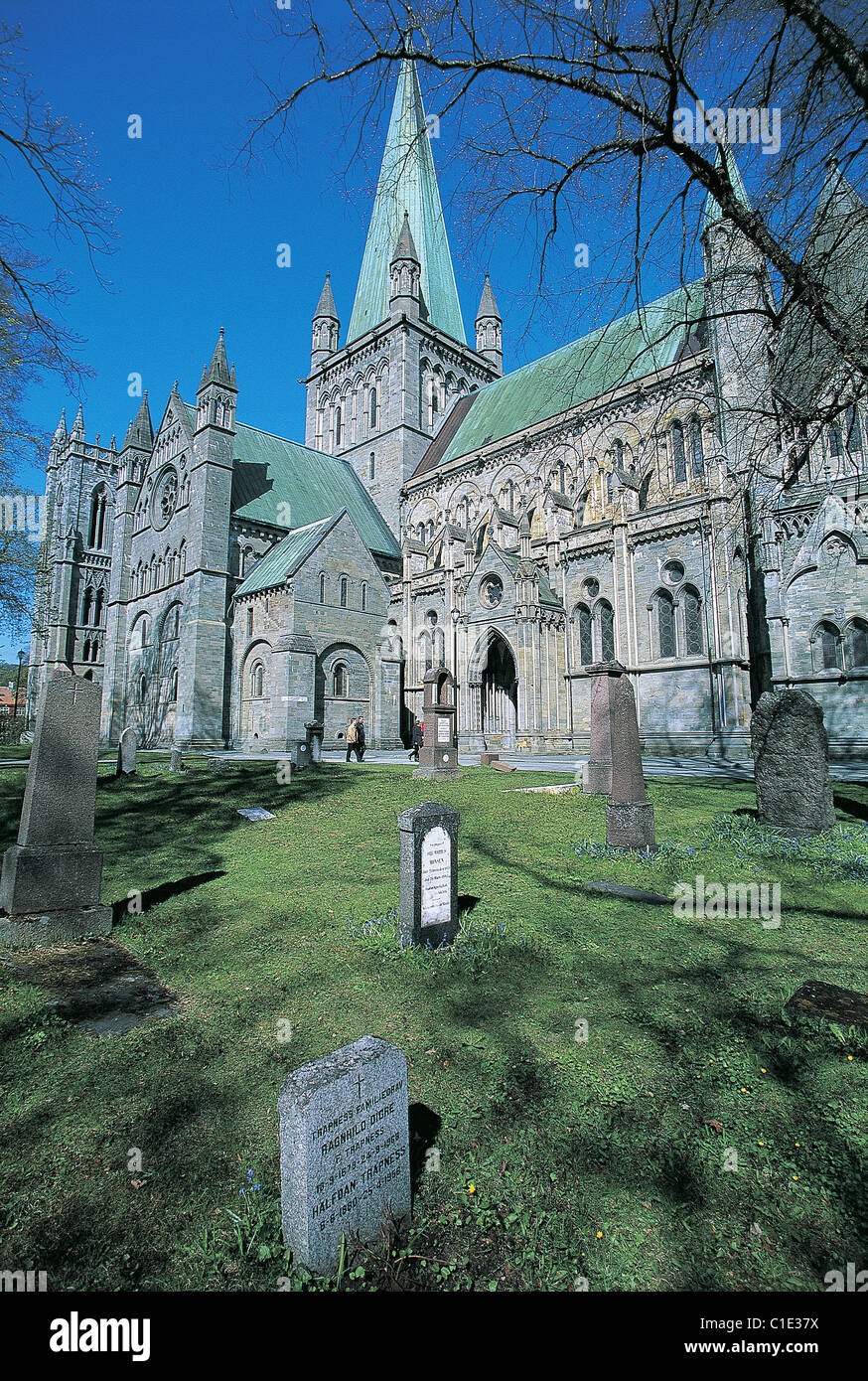 Norway, Region of Trondheim, the cathedral Stock Photo - Alamy