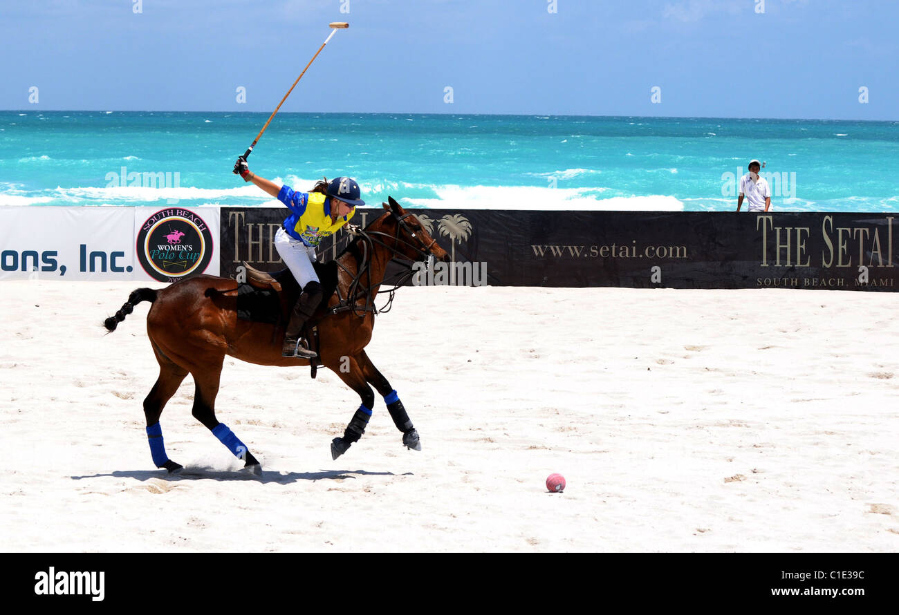 Team Pali Capital (pink) and Geico (yellow) The 5th Annual Miami Beach ...
