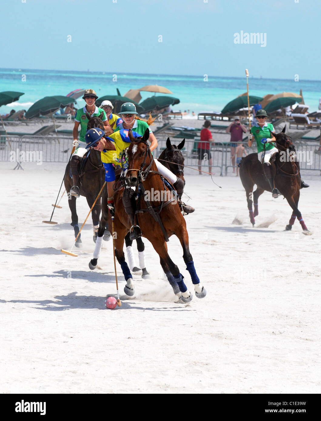 Team Geico (yellow) and Stall Watch/Grey Goose (green) The 5th Annual ...